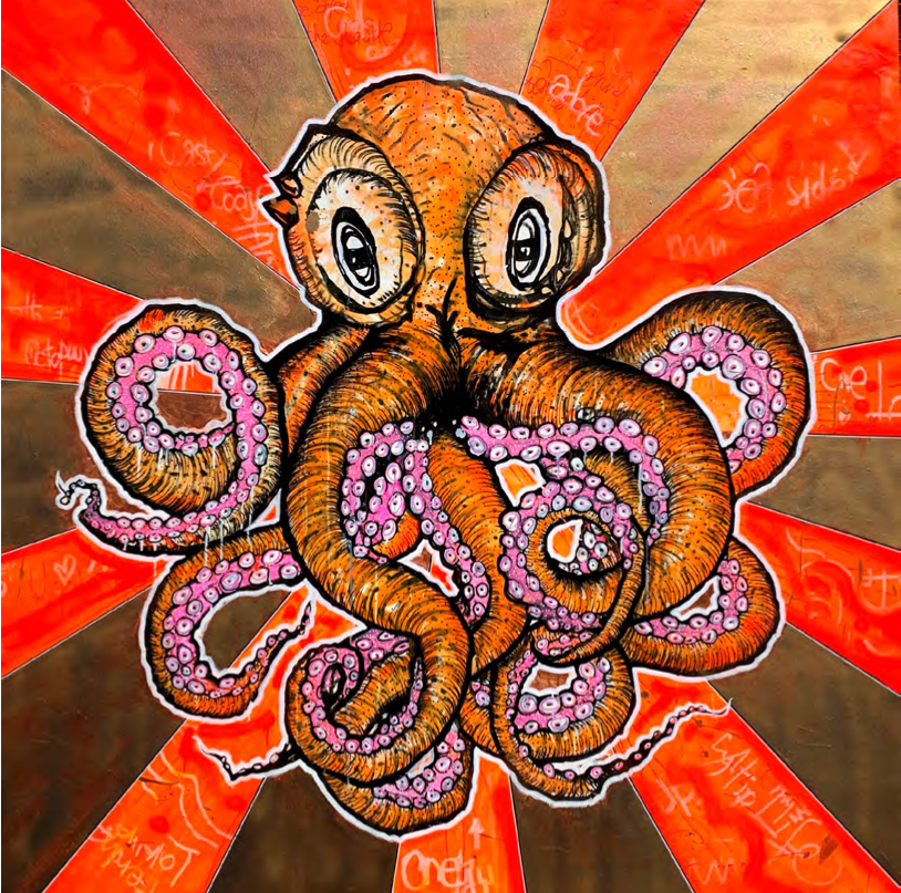 NIK BAEYENS "OCTOPUS GRAB LIFE" – Stella Flame Gallery