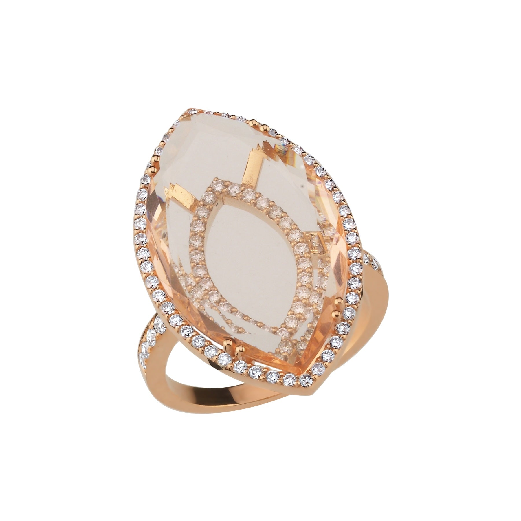 Sarven G Morganite Ring – Stella Flame Gallery