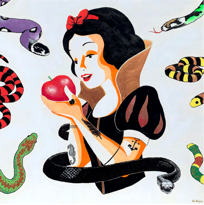 NIK BAEYENS "SNOW WHITE AND THE SEVEN SNAKES" – Stella Flame Gallery